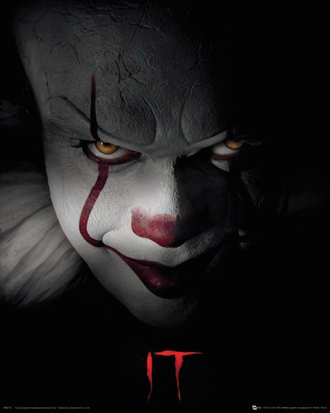 IT Pennywise 2019 Face - Poster 91×61 - Millennium shop one